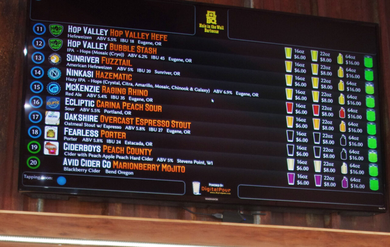 The Best Tap Room in Springfield | Hole In The Wall BBQ